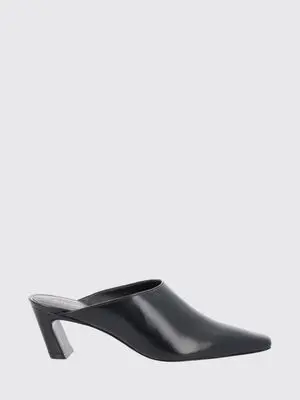 STUART WEITZMAN Smooth Lambskin Leather Mules - Black
