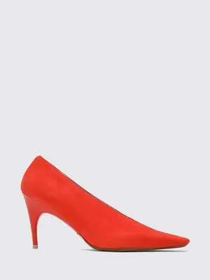 Balenciaga Suede Stiletto Pumps - Red