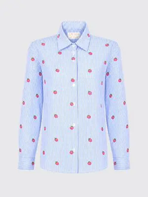 MC2 SAINT BARTH Embroidered Cotton Shirt