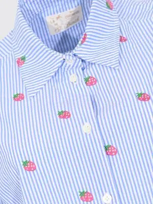 MC2 SAINT BARTH Embroidered Cotton Shirt