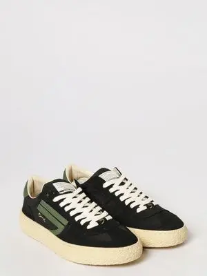 PURAAI Vintage Vegan Leather And Nylon Sneakers - Black