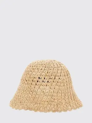 Helen Kaminski Raffia Bucket Hat - Beige