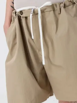 MAISON MARGIELA Cotton Blend Wide Leg Shorts