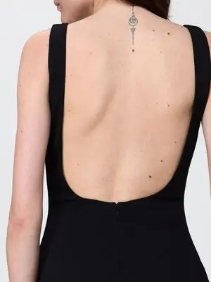 Solace London Long Crepe Sheath Dress
