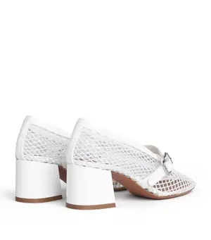 Alaïa Mesh Babies Pumps 55 - White