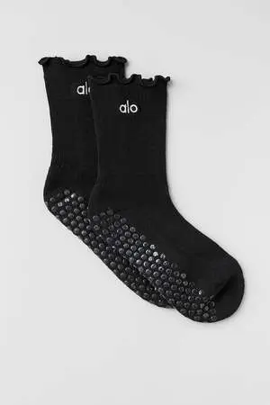 Alo Yoga Logo Socks Hosiery For Women