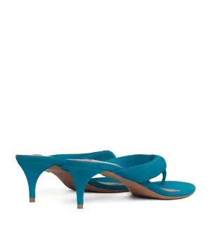 Alaïa Suede Thong Mules 55