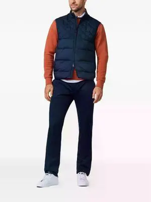 HACKETT Quilted Panel Zip-up Gilet