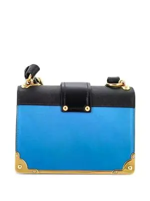 Prada Cahier Small Crossbody Bag In Leather And Saffiano Leather