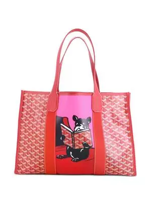 Goyard Villette Printed Coated Canvas Mm Tote Bag - Red