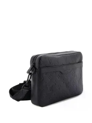 LOUIS VUITTON Trio Messenger Bag Monogram Shadow Leather