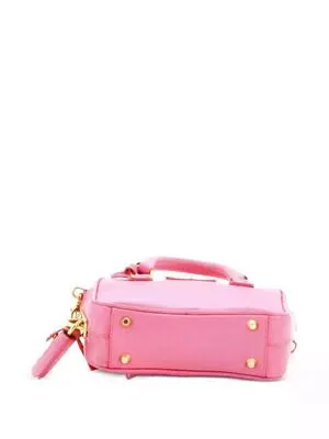 Prada Saffiano Leather Bauletto Mini Crossbody Bag