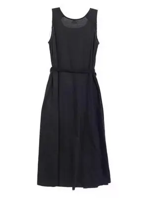 Hermès Sleeveless Rope-belt Dress - Black