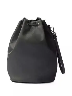 Prada Re-nylon Pouch With Leather Wristlet
