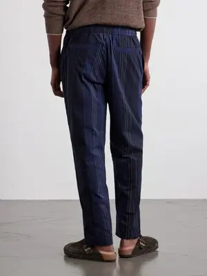 Orlebar Brown Straight-leg Striped Cotton Trousers