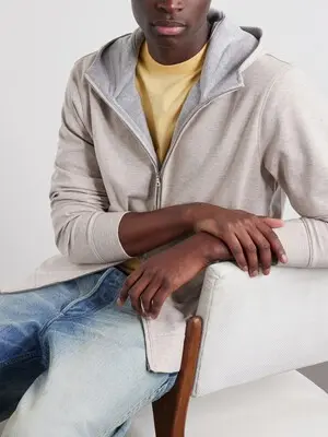 Orlebar Brown Cotton-blend Zip-up Hoodie