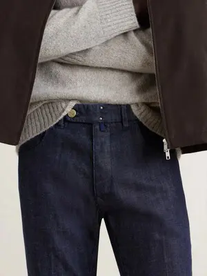 SLOWEAR Tapered Cotton-blend Gabardine Trousers