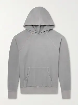 LES TIEN French Terry-cotton Raglan Hoodie