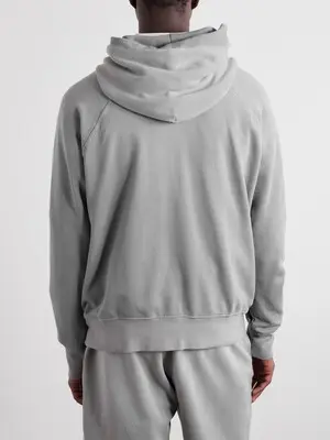LES TIEN French Terry-cotton Raglan Hoodie