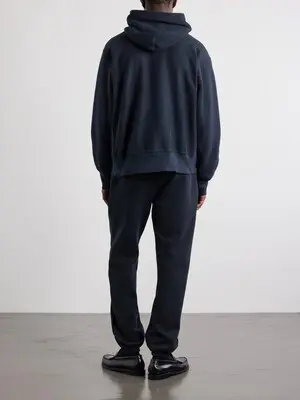 LES TIEN Heavyweight Structured-fleece Cotton-jersey Hoodie