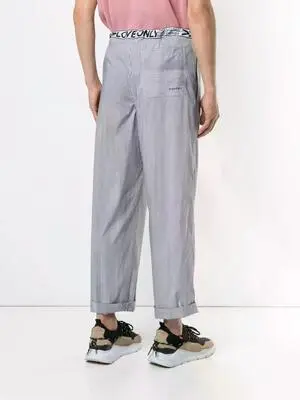 PORTS V Striped Drawstring Trousers