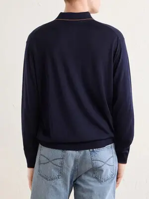 Kiton Merino Wool Polo Shirt