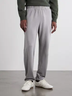 LES TIEN Tapered Cotton-jersey Drawstring Sweatpants