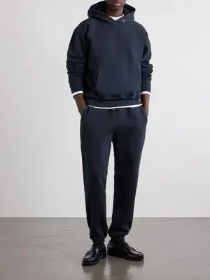 LES TIEN Heavyweight Structured-fleece Cotton-jersey Sweatpants