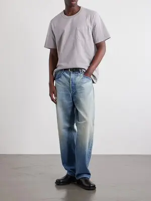 LES TIEN Heavyweight Structured Cotton-jersey T-shirt