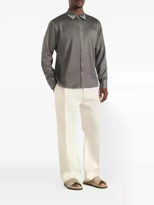 Manière De Voir Oversized Satin Shirt