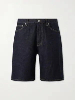 Nn07 Otis Straight-leg Organic Denim Shorts