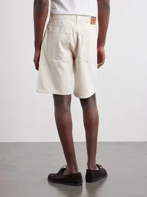 Nn07 Otis Straight-leg Organic Denim Shorts