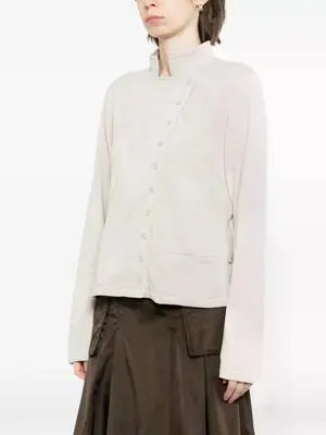 AGNES B. Long Sleeve Mock Neck Top