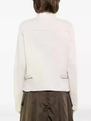 AGNES B. Long Sleeve Mock Neck Top