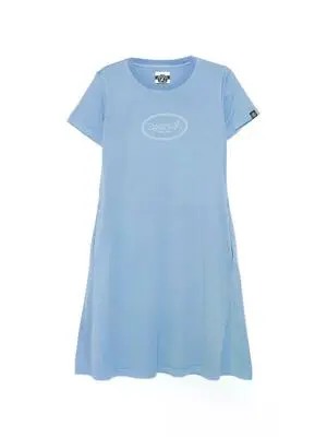 AGNES B. Dyed Short-sleeved Mini Dress