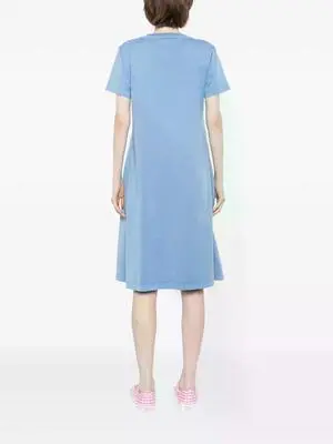 AGNES B. Dyed Short-sleeved Mini Dress