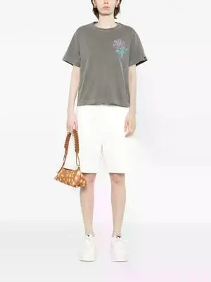 AGNES B. Dyed Short-sleeved T-shirt - Grey