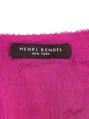 HENRY BENDEL Sequined Square Neck Top