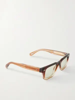 Brunello Cucinelli Dégradé Acetate Square Frame Sunglasses