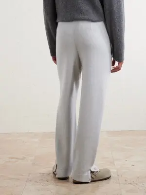 GOD'S TRUE CASHMERE Straight-leg Cashmere Trousers