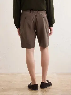Nn07 Billie Straight-leg Striped Seersucker Shorts