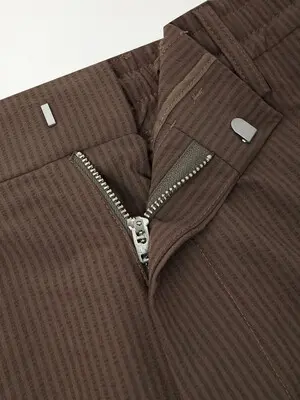 Nn07 Billie Straight-leg Striped Seersucker Shorts