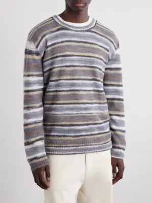 A.p.c. Striped Knitted Sweater