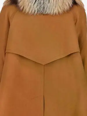 MARIO BORSATO VINTAGE Faux-fur Trim Coat