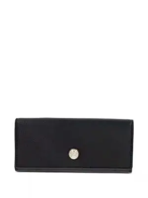 TWINSET Logo-plaque Pebbled Wallet - Blue