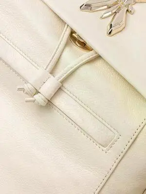 Patrizia Pepe Fly Leather Backpack