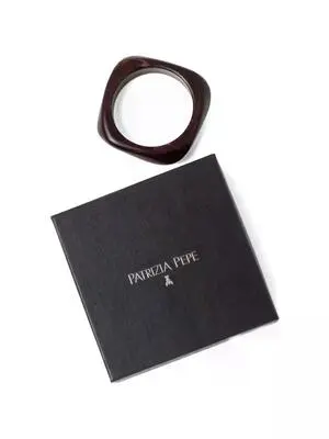 Patrizia Pepe Marble Effect Logo Bracelet - Brown