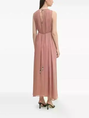 Patrizia Pepe Dusty Embellished V-neck Dress