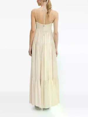 Patrizia Pepe Cut-out Tiered Dress
