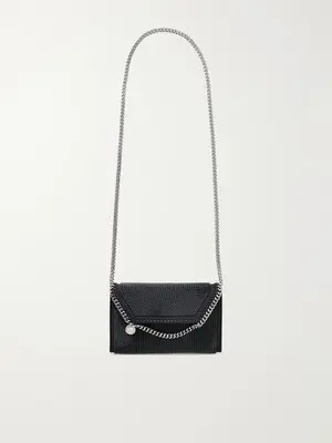 Stella McCartney Falabella Beaded Chain Wallet - Black